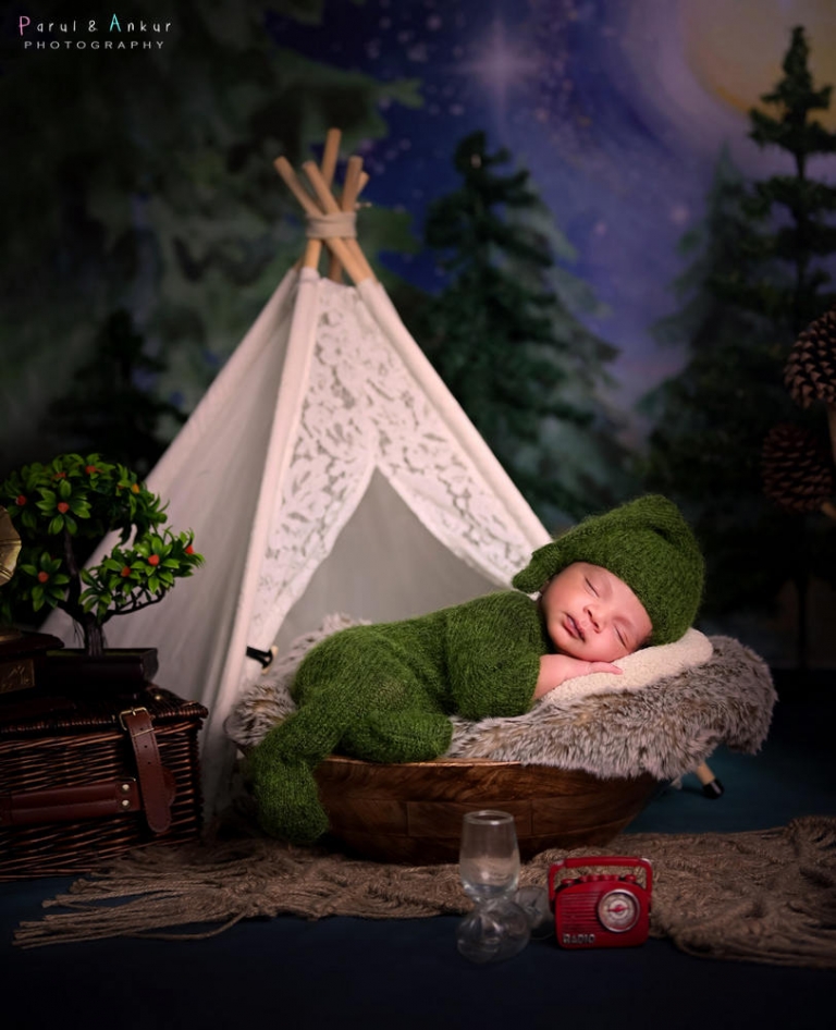 Newborn Shoot Setups Samples - Parul and Ankur Photography