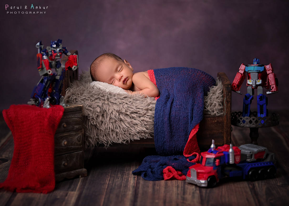 Newborn Shoot Setups Samples - Parul and Ankur Photography